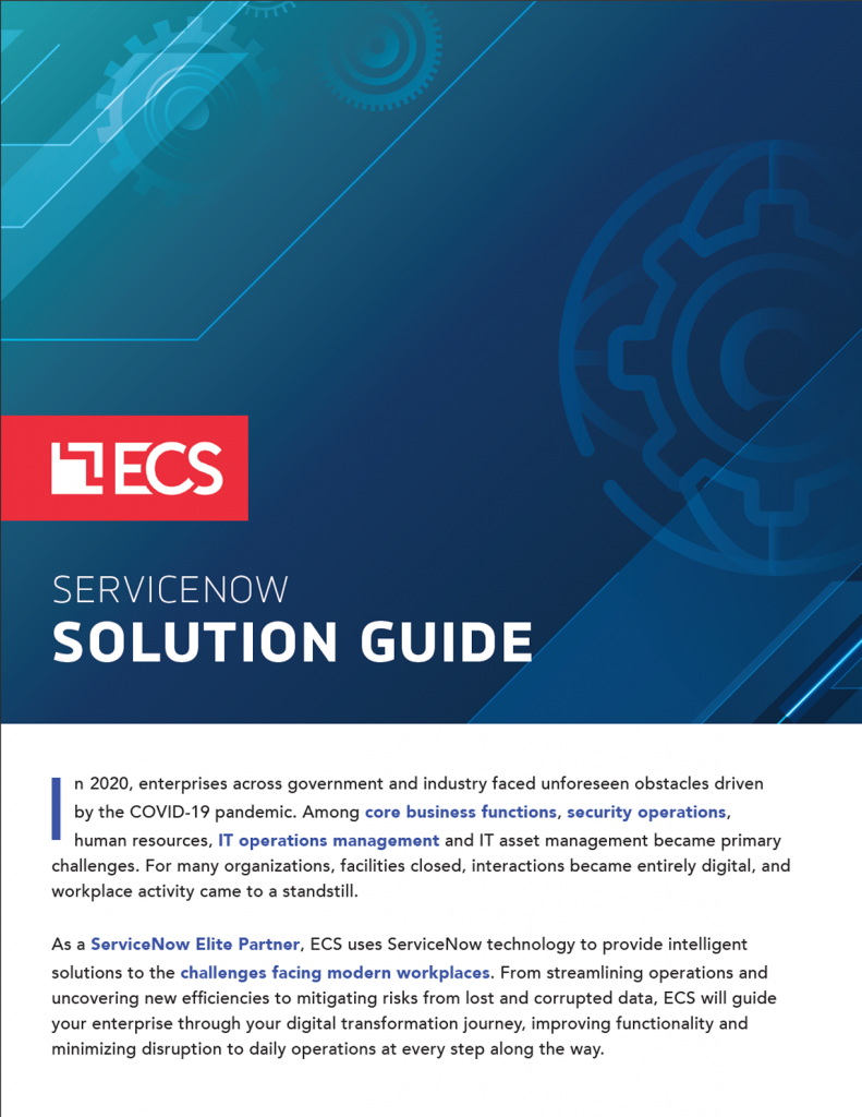 ServiceNow & the Future Workplace — ECS