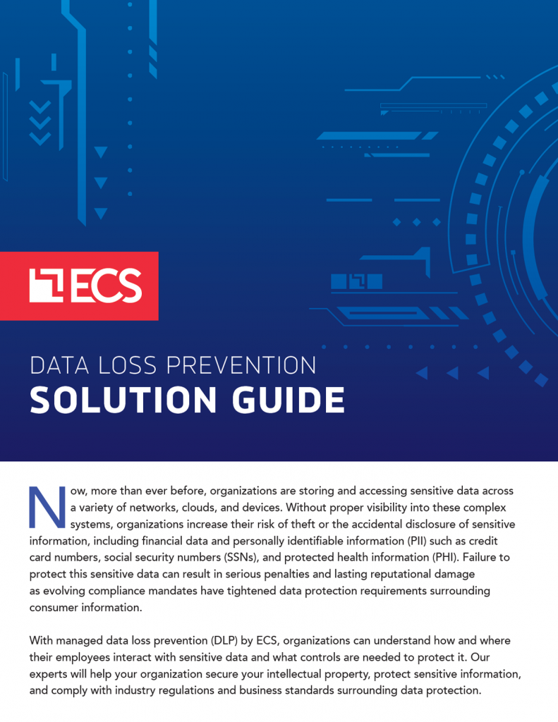 Data Loss Prevention — ECS